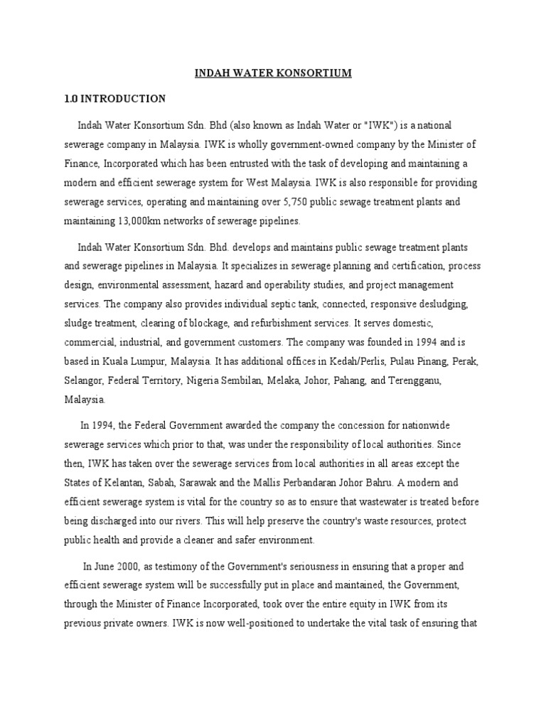An In-Depth Look at Indah Water Konsortium and the Critical Process of ...