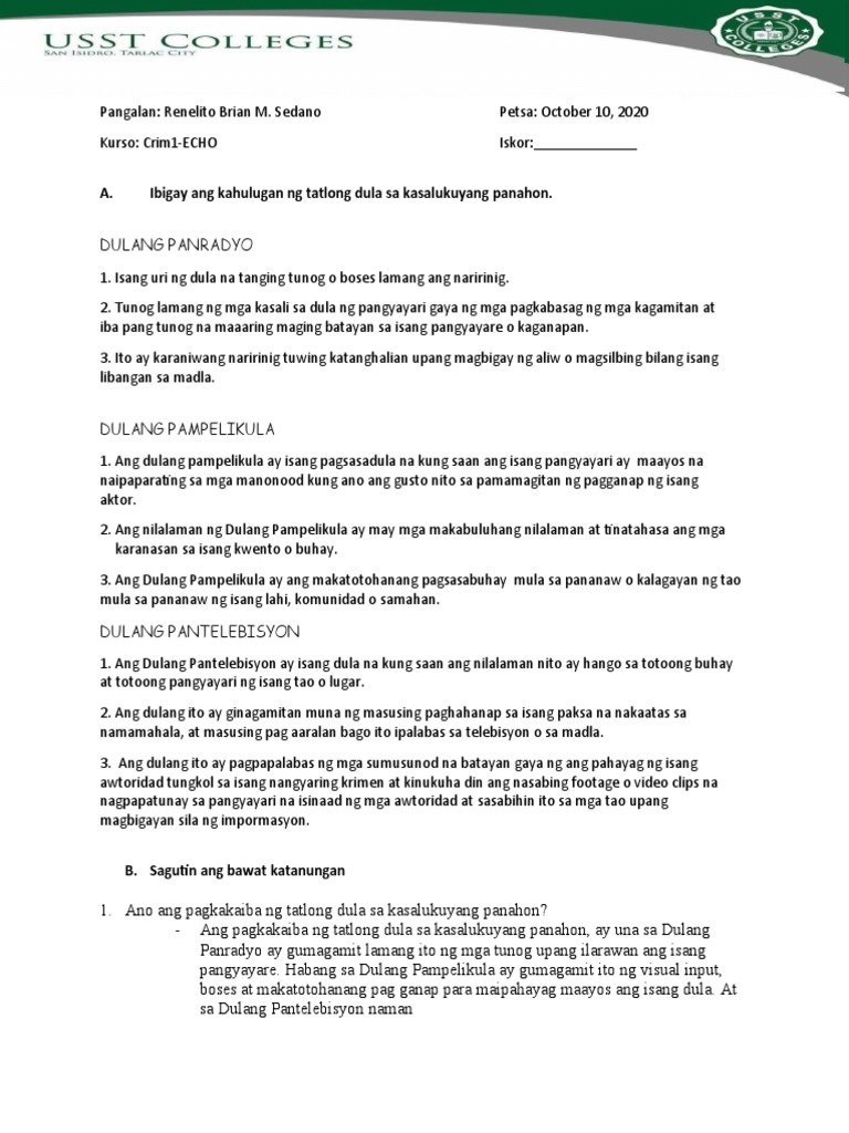 Dulaang Filipino | PDF