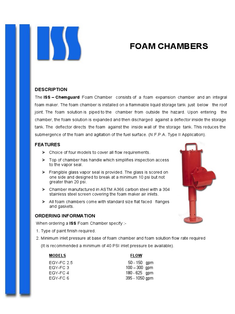Foam Chambers: Description | PDF