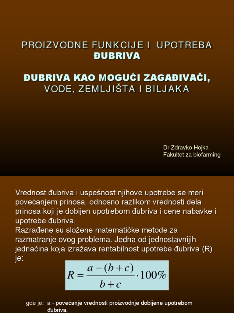 Nedelja (Agrohemija) PDF | PDF