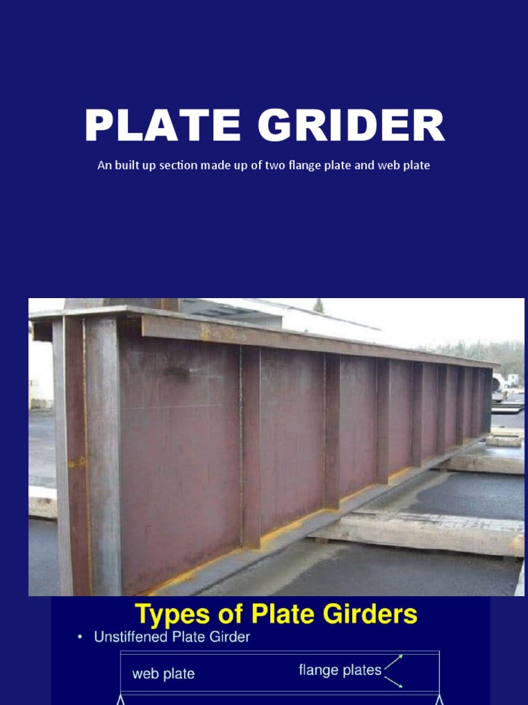 Plate Grider: An Built Up Section Made Up of Two Flange Plate and Web ...