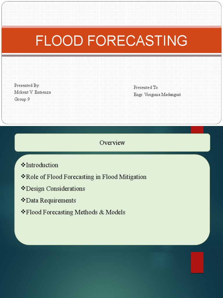 Flood Forecasting Fundamentals: An Overview of Key Concepts, Data ...