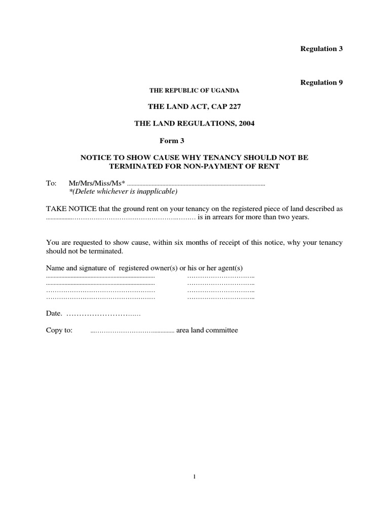 Regulation 3: (Delete Whichever Is Inapplicable) | PDF