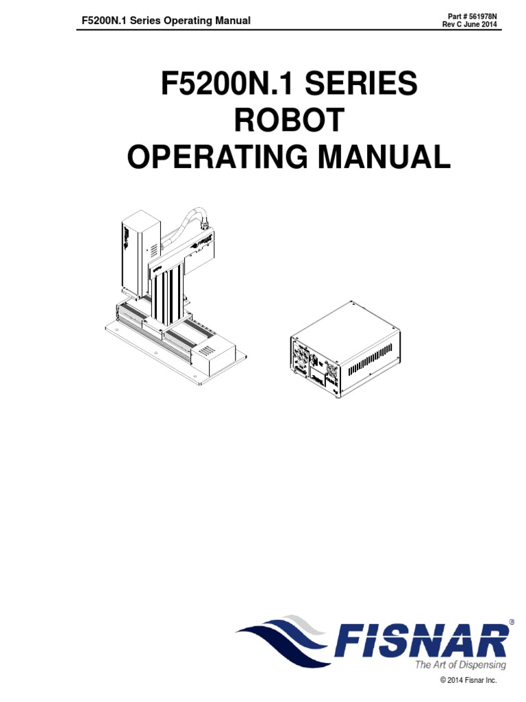 Fisnar Operating Manual F5200N.1 Desktop Robot | PDF | Electrical ...