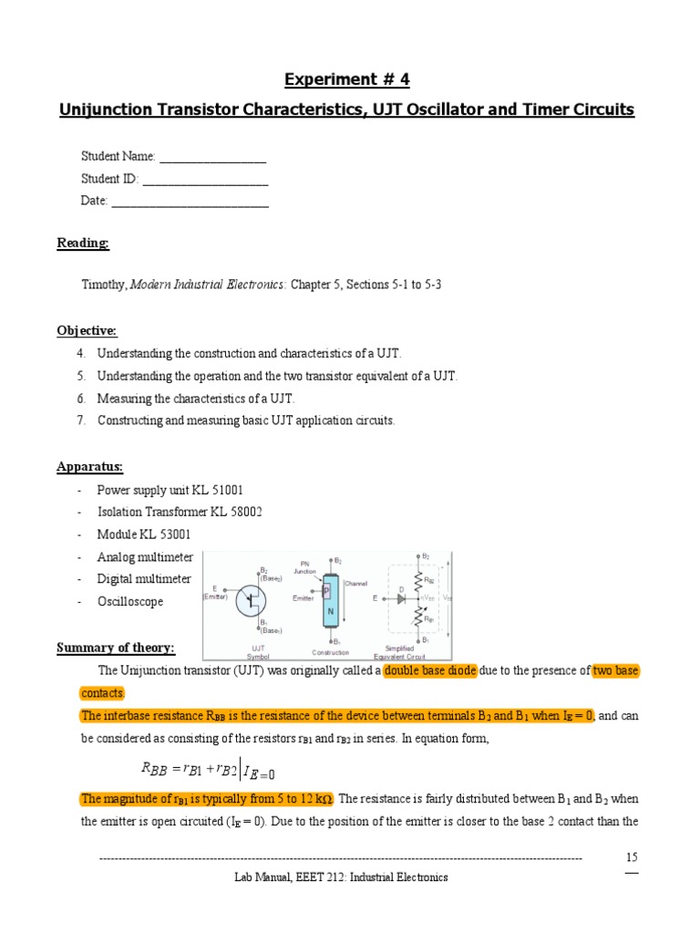 Lab2 and Lab 3 Manual | PDF | P–N Junction | Bipolar Junction Transistor