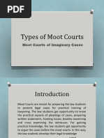 Meaning and Objects of Moot Court | PDF | Mootness | Government Information