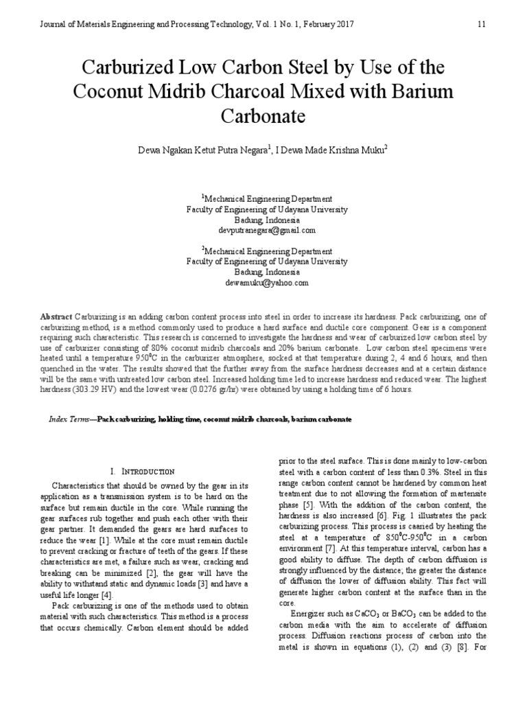 8-Carburized Low Carbon Steel by Use of The | PDF | Fracture | Steel
