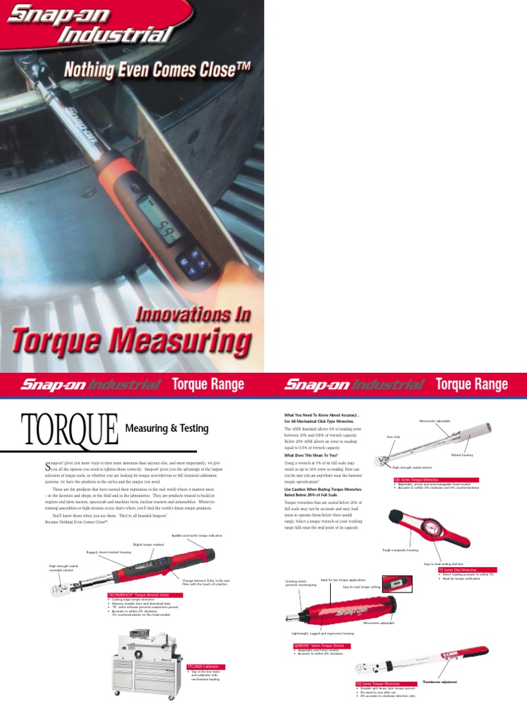 Torque Brochure | Download Free PDF | Tools | Mechanical Engineering