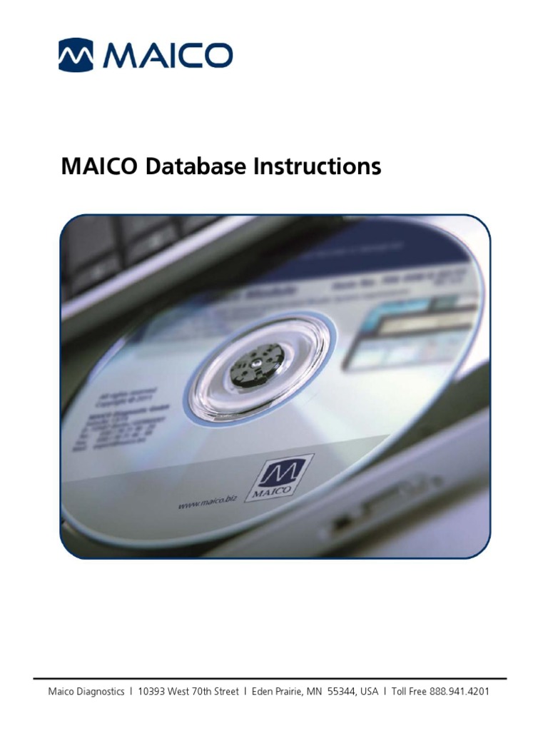 Maico Database Manual | PDF | Icon (Computing) | Menu (Computing)
