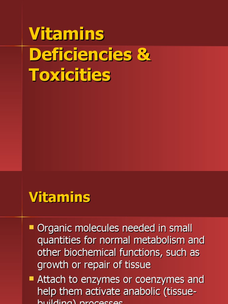An In-Depth Exploration of Vitamins: Their Functions, Deficiencies ...