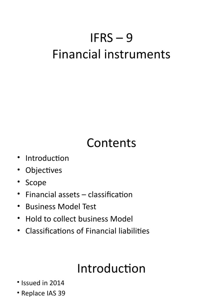 Ifrs 9 | PDF | Fair Value | Hedge (Finance)