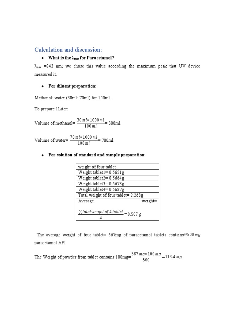 Analytical Lab Exp.1 | PDF | Absorbance | Analysis Analytical Lab Exp.1 | PDF | Absorbance | Analysis