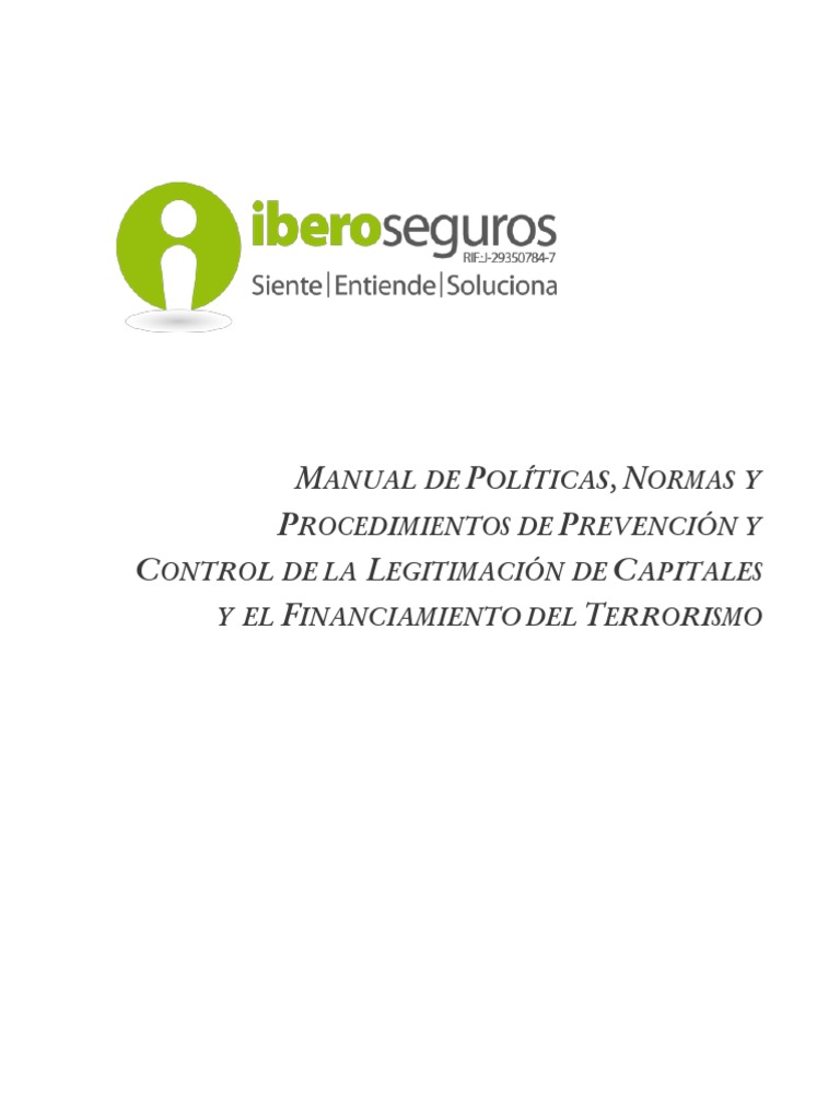 Manual de Políticas, Normas y Procedimientos PCLC PDF | PDF | Póliza de seguros | Reaseguro