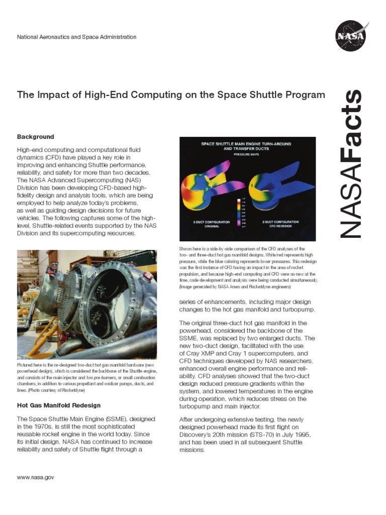 NASA's CFD Impact on Shuttle Safety | PDF | Space Shuttle | Liquid ...