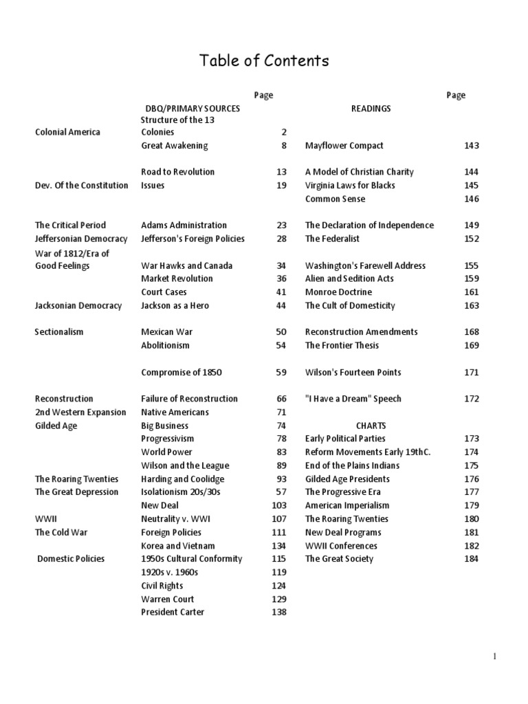 APUSH DBQ Reader | PDF | Taxes | Government