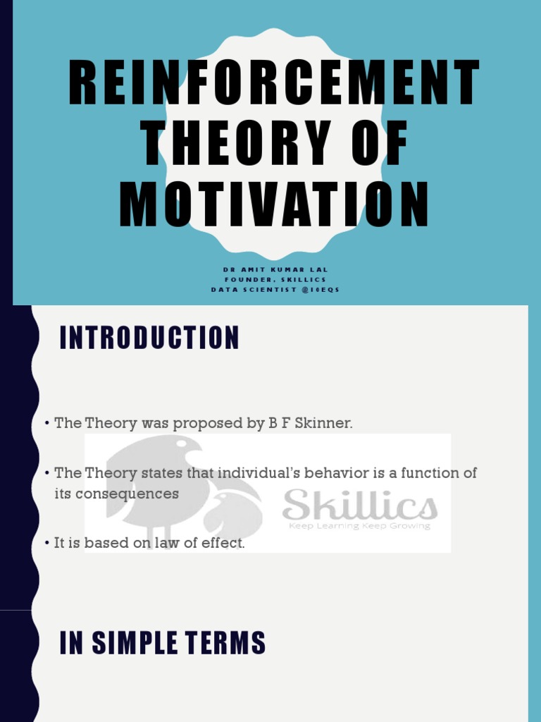 Skinner's Reinforcement Theory Explained | PDF | Reinforcement | Motivation