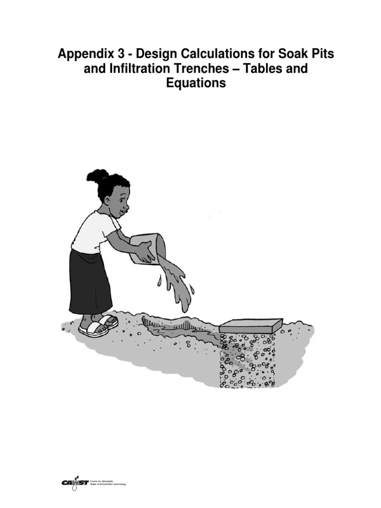 Appendix 3 - Design Calculations For Soak Pits and Infiltration ...