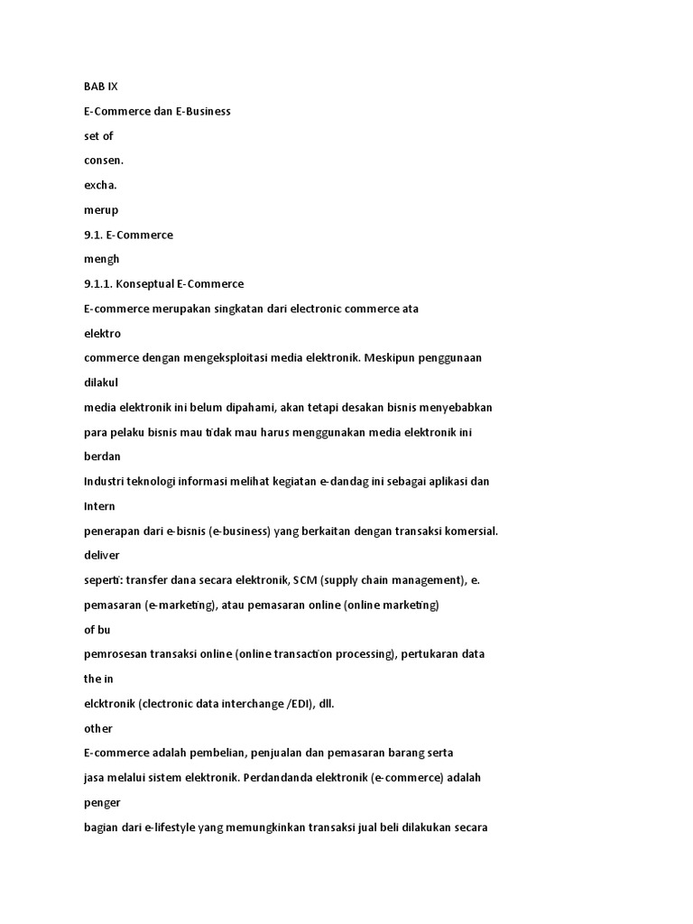 Materi SIM E-Commerce Dan E-Business | PDF | Komputer