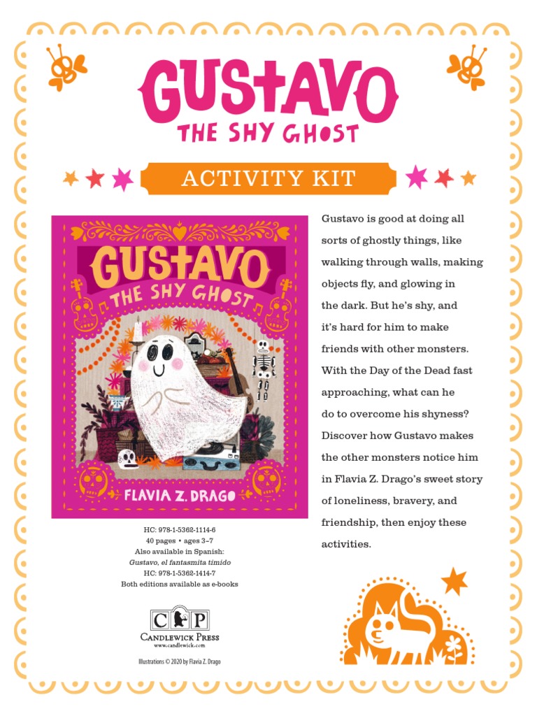 Gustavo, The Shy Ghost by Flavia Z. Drago Activity Kit | PDF