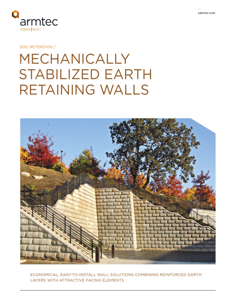 Mechanically Stabilized Earth Retaining Walls: Soil Retention | PDF ...