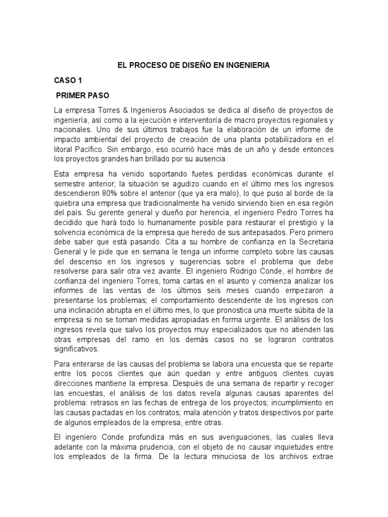 El Proceso de Diseño en Ingenieria | PDF | Ingeniería | Science