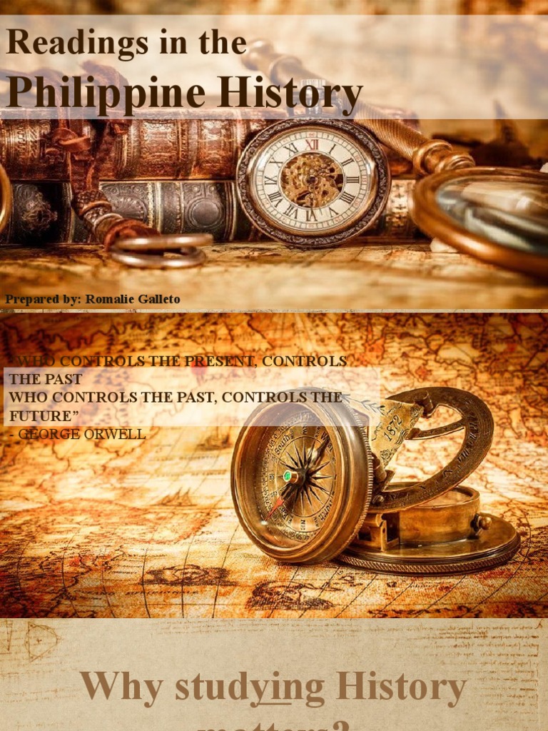 Philippine History: Readings in The | PDF | Primary Sources | Historian