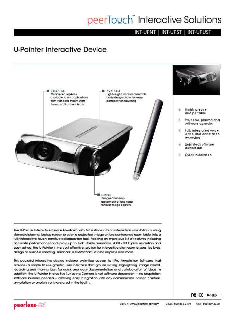 Interactive Solutions: U-Pointer Interactive Device | PDF | Media ...
