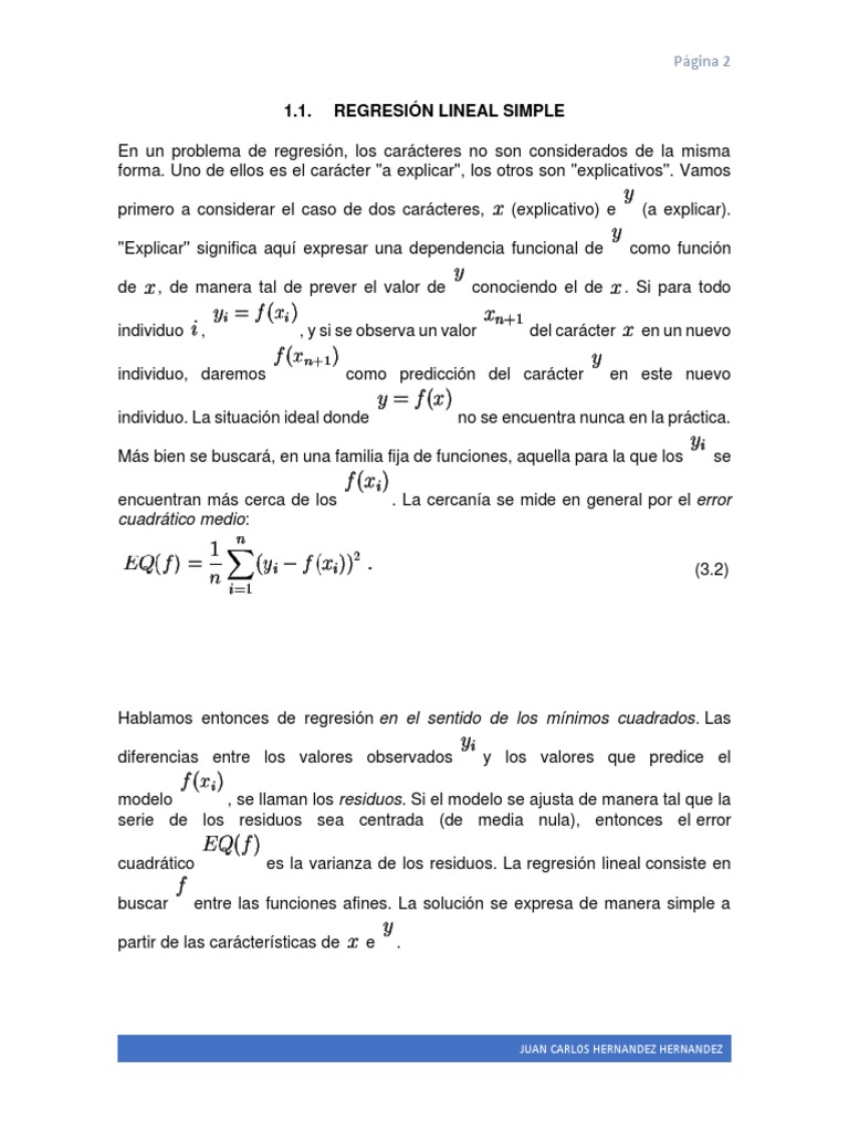 Regresión Lineal Simple | PDF | Regresión lineal | Spss