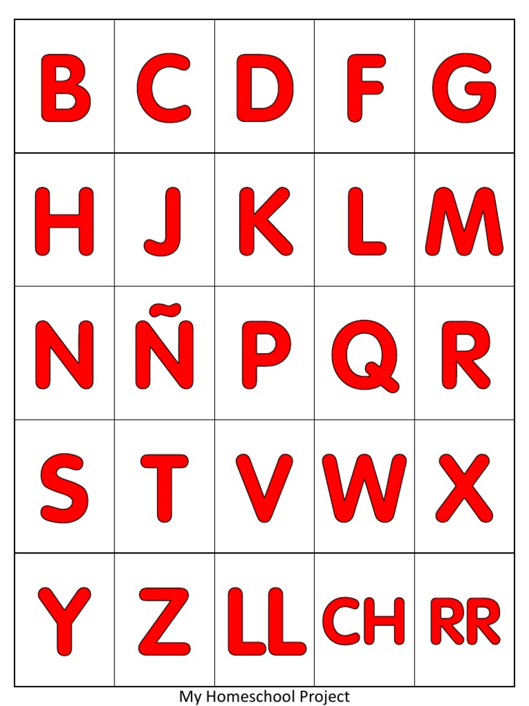 Alfabeto Móvil para Homeschooling | PDF