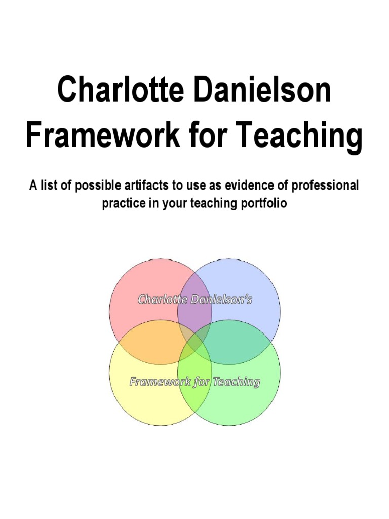 Artifacts For Charlotte Danielson Framework | PDF | Lesson Plan ...