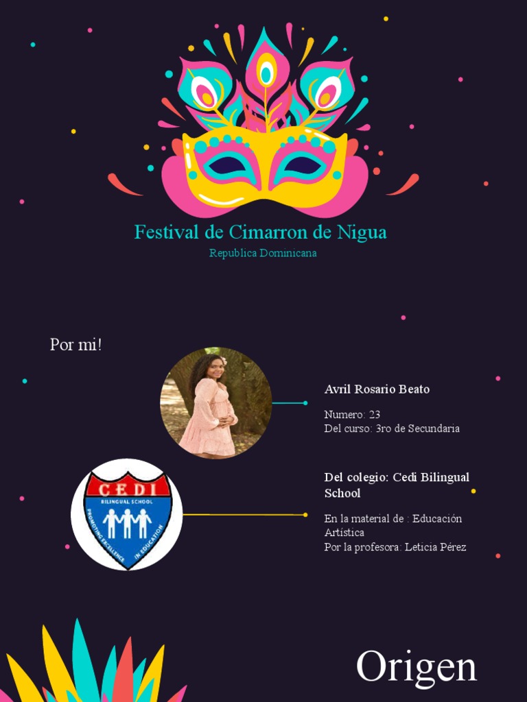 El Festival Cimarron en Nigua RD | PDF | Carnaval | Evento festivo ...