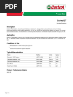 Castrol MHP 153 Data Sheet | PDF | Lubricant | Fuel Oil