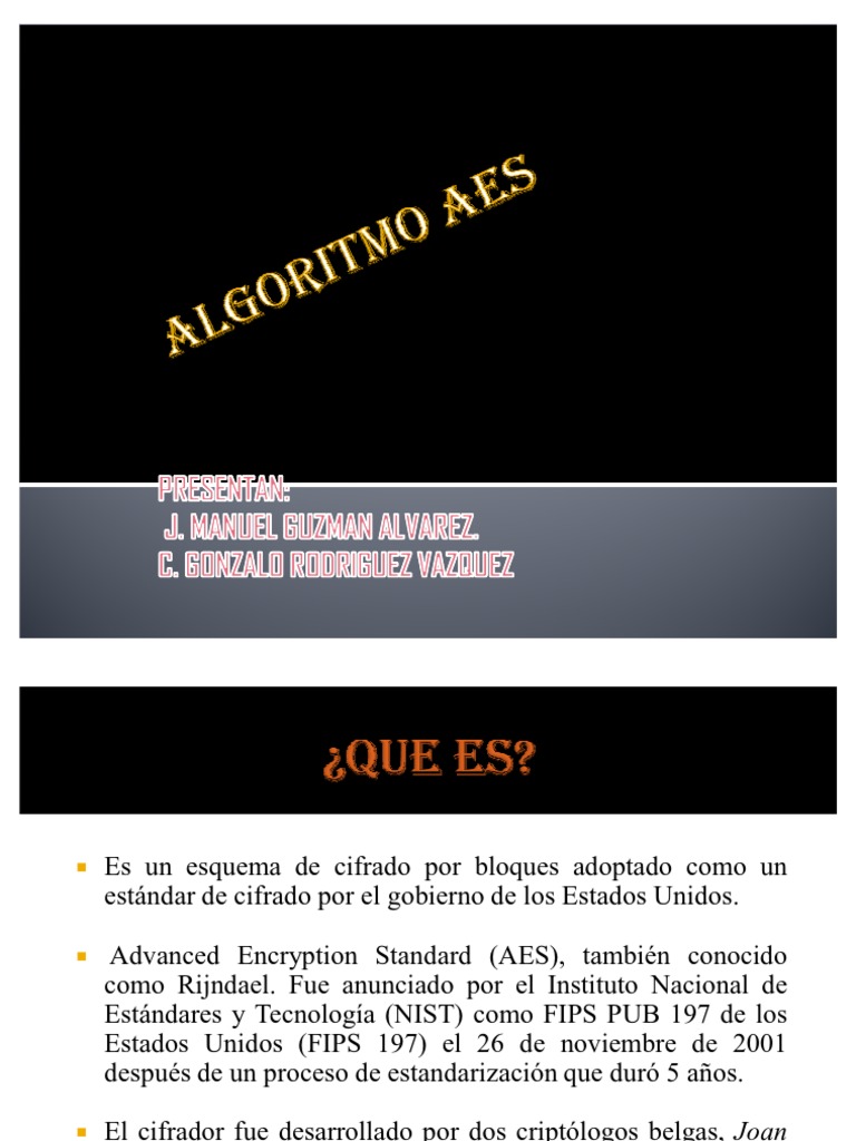 Introducción al Algoritmo AES | PDF | Criptografía | Áreas de informática