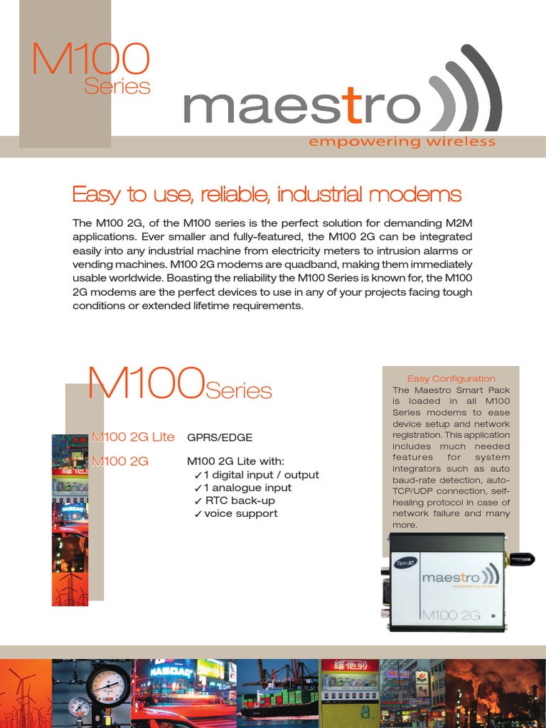 Maestro m100 2g GSM Edge Modem PDF | PDF | General Packet Radio Service ...