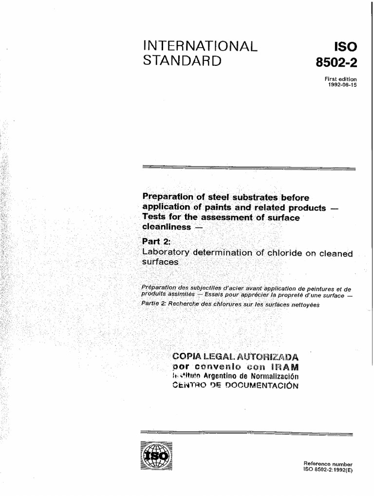 Iso 8502-2 PDF | PDF