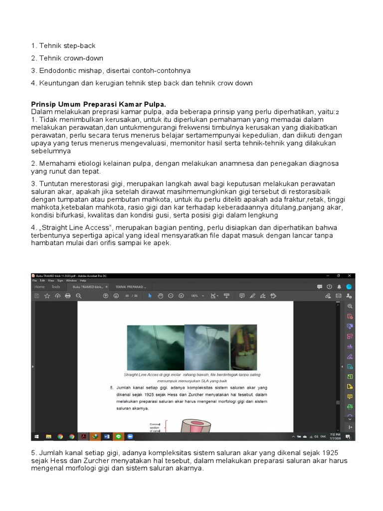 Teknik Endodontik untuk Dokter Gigi | PDF