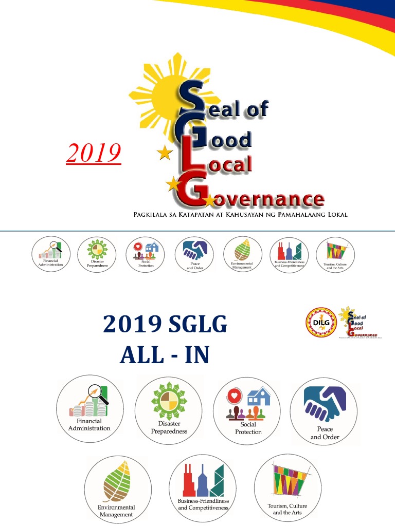 2019 SGLG Indicators | PDF | Incident Command System | Local Government