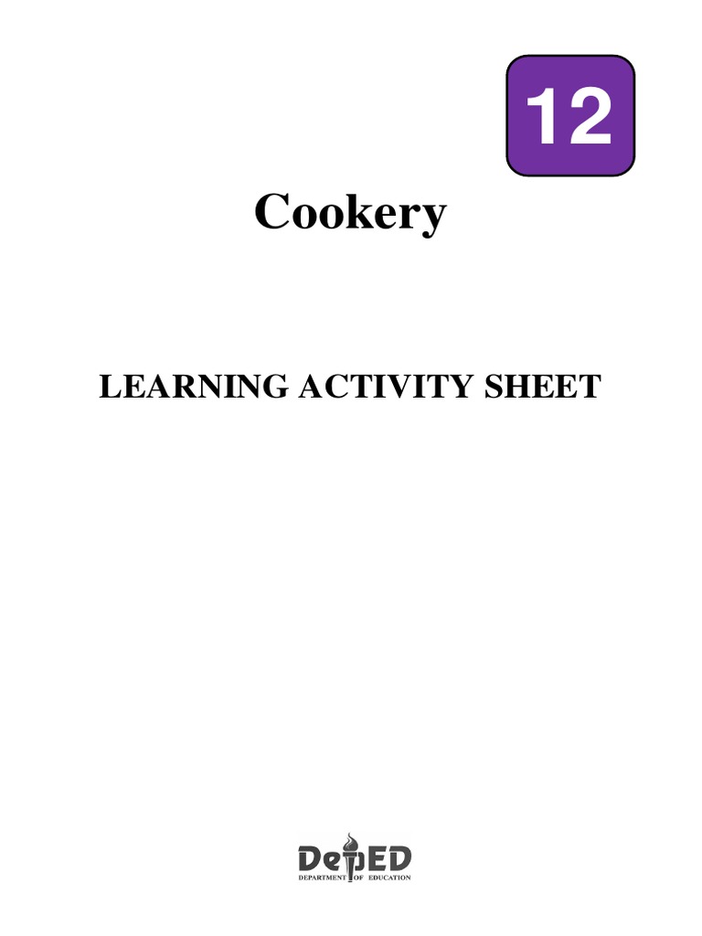 SHS Cookery | PDF | Dishwasher | Hors D'oeuvre