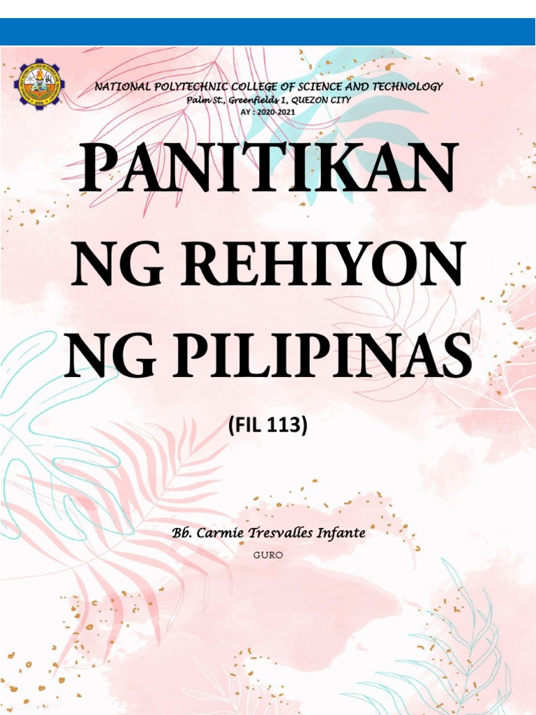 Panitikan NG Rehiyon 4a | PDF