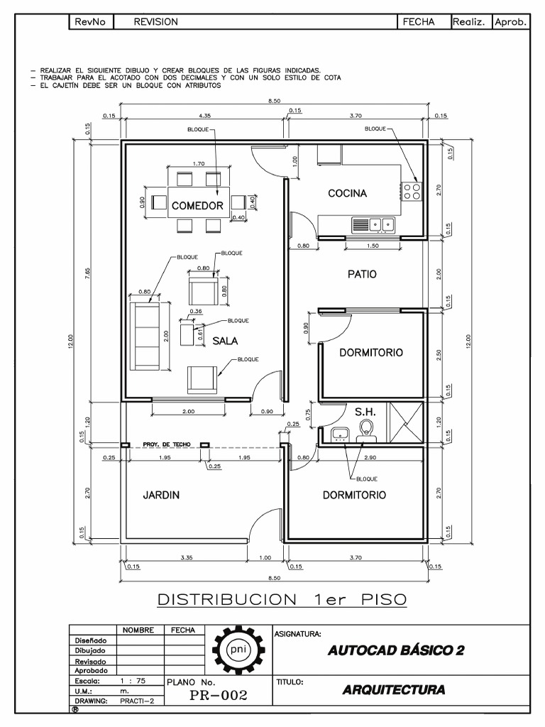 Plano de Casa-Revit | PDF