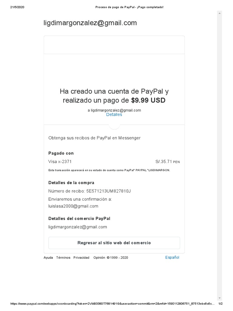 Proceso de Pago de PayPal - ¡Pago completado!-LIBRO MACHINE LEARNING | PDF