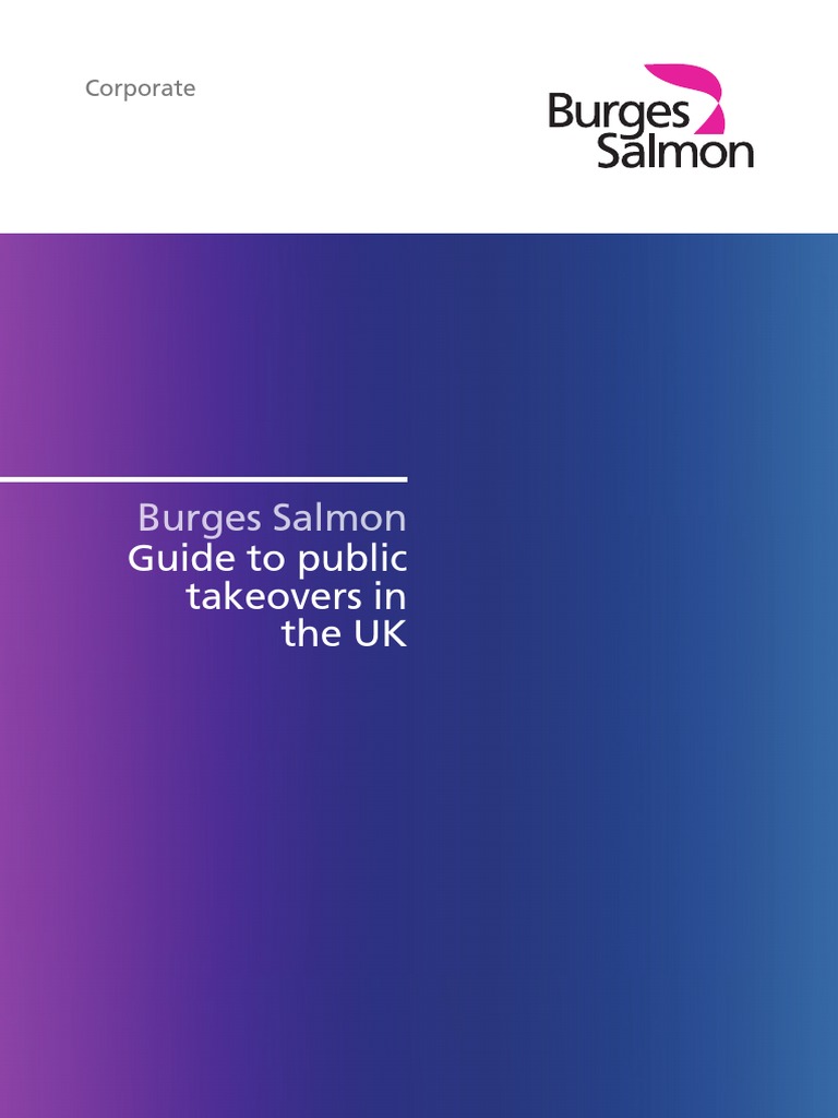 Guide To Public Takeovers in The UK | PDF | Takeover | Mergers And ...