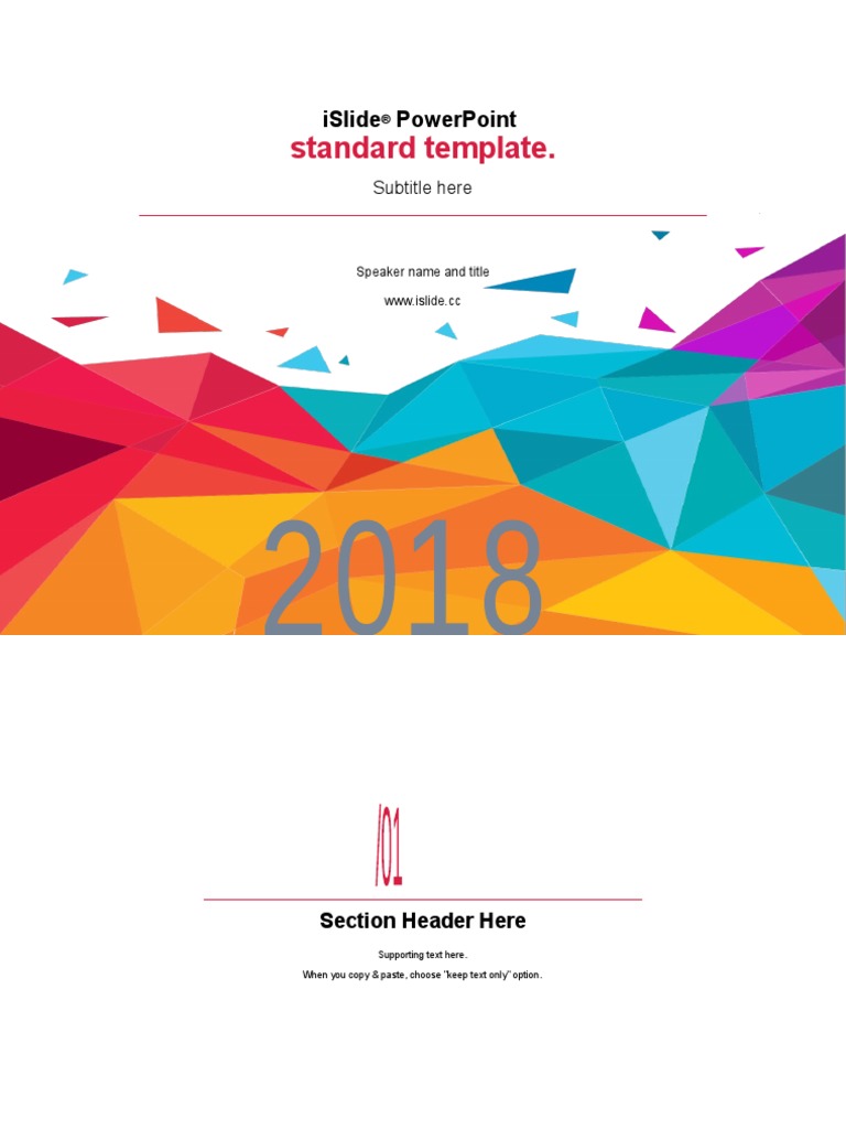 07.islide® PowerPoint Standard Template | PDF