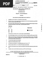 CSEC Topics For Maths | PDF