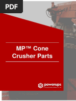 MP1000 Cone Crusher Data Sheet | PDF | Steel | Gear