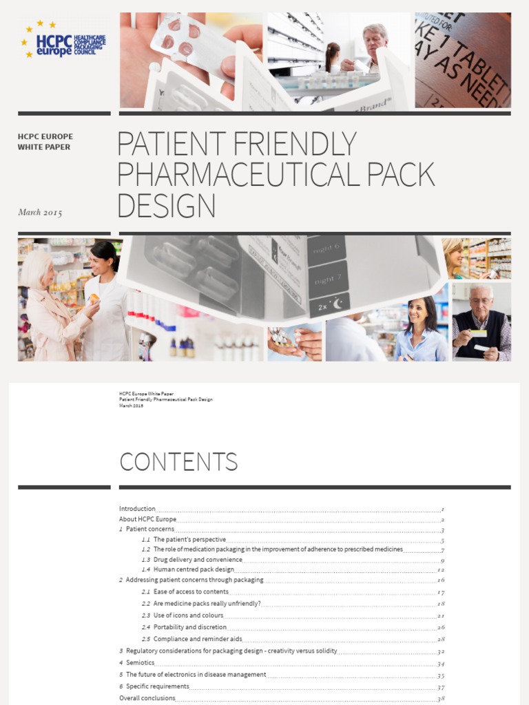 HCPC Europe White Paper Patient Friendly Pharmaceutical Pack Design ...