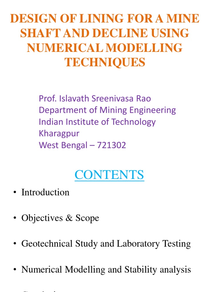 Mine Shaft Lining Design Guide | PDF | Strength Of Materials | Young's ...