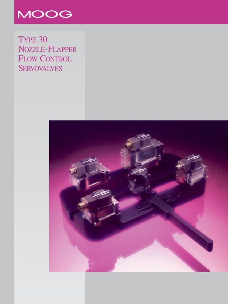 Moog Type 30 Servovalve Catalog | PDF | Inductor | Electrical Impedance