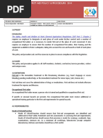 Sample First Aid Policy | PDF | First Aid | Occupational Safety And Health