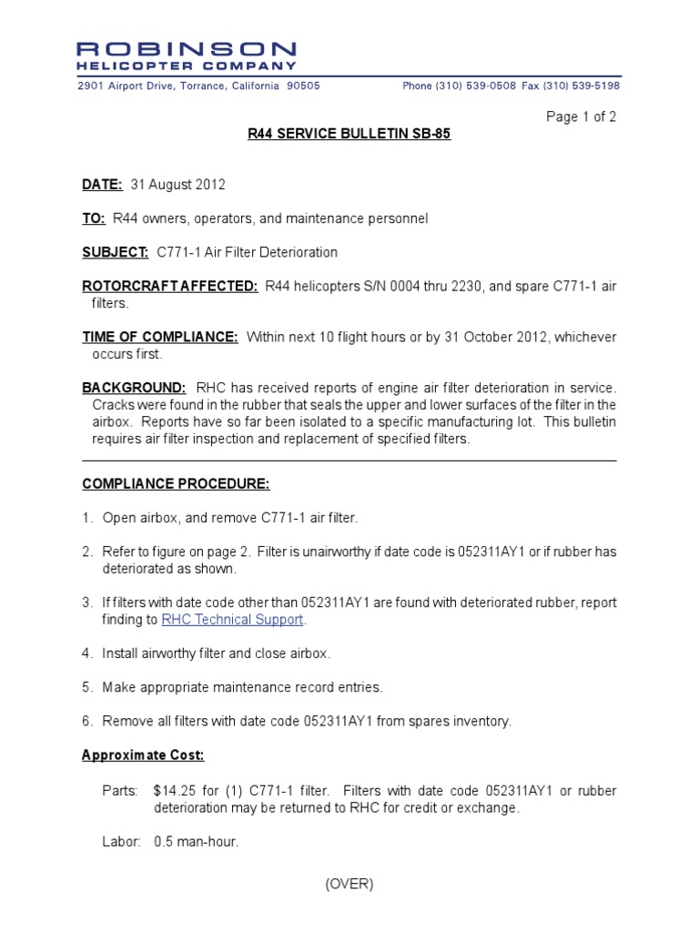 RHC Technical Support | PDF